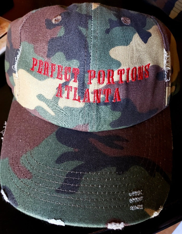 PPA Distressed Drip Camo Cap – Perfect Portions Kitchen
